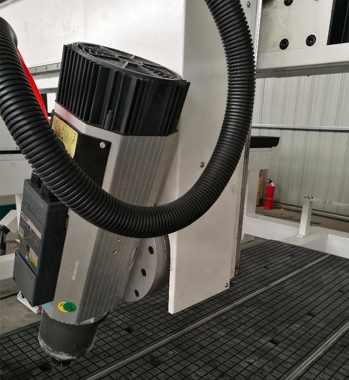 WS-1325-4A 4 Axis Cnc Router ATC Italy HSD Spindle 180 Degree Rotary ...