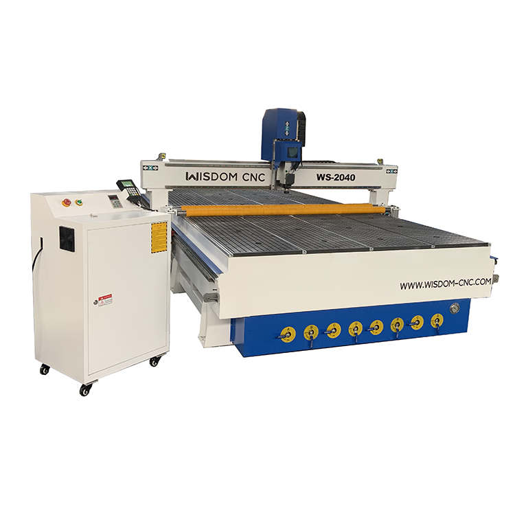 WS-2040 Wood Aluminum Composite Panel Cutting CNC Router Machine ...