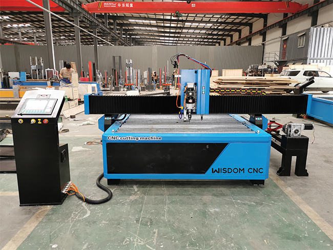 CNC Plasma Cutting and Drilling Machine with Rotary - Wisdom CNC