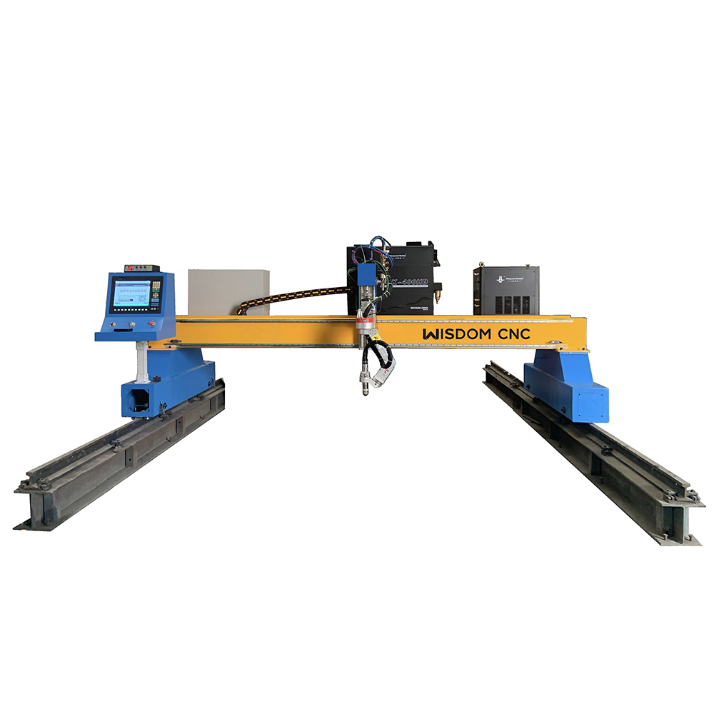 Buy gantry cnc plasma bevel cutting machine from Jinan Wisdom CNC